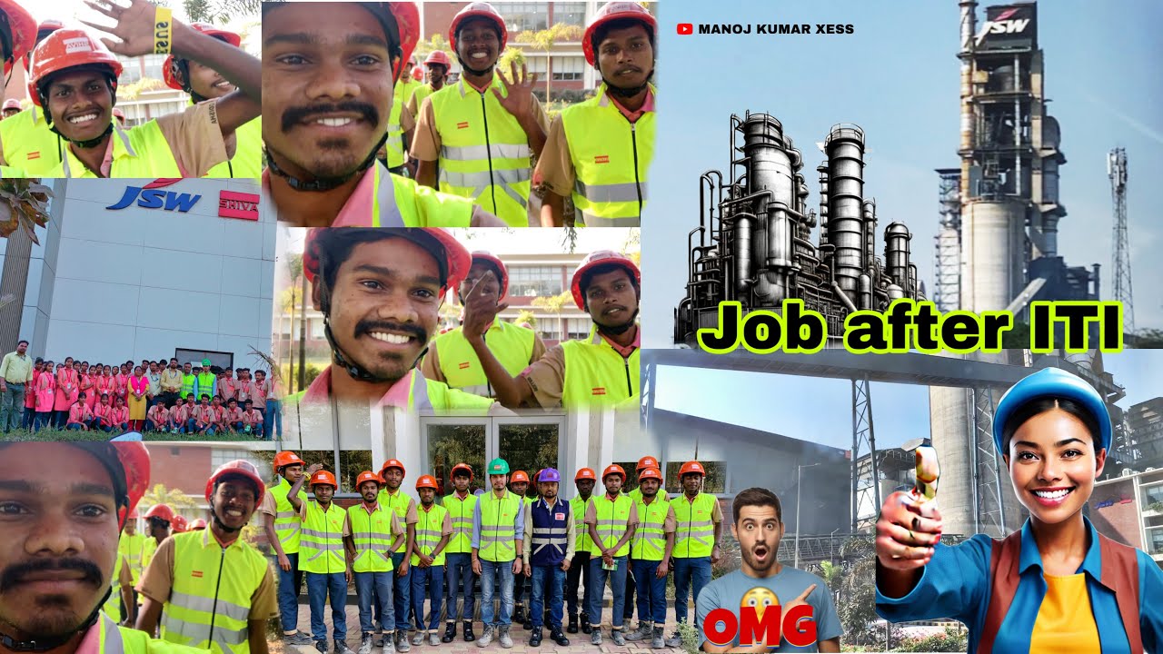 JSW SHIVA CEMENT FACTORY 🏭 VISIT kutra GOVT ITI || JSW || #jswcement # ...