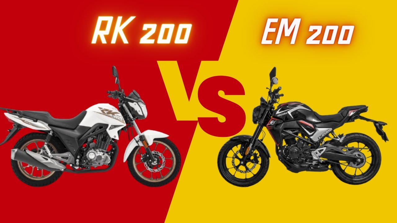 RK 200 KEEWAY vs EM 200 ESCUDA - Cual es Mejor? - YouTube