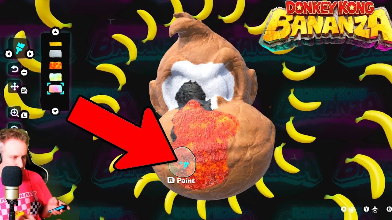 DK Artist LIVE OVERVIEW in Donkey Kong Bananza (Sculpting Mode) - YouTube