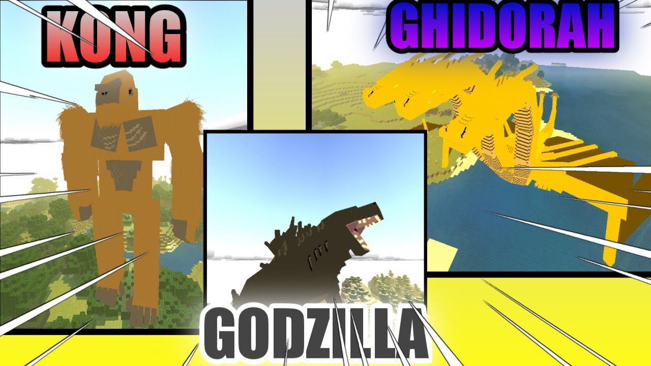 Addon GODZILLA VS KONG DI MCPE ??!!! | Minecraft addon - YouTube