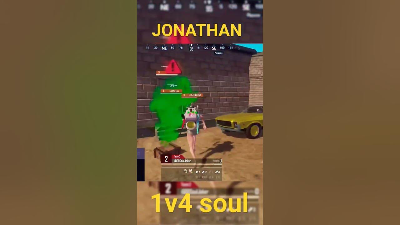 Jonathan 1v4 Team IqooSoul | #jonathangaming #soul #jonathan #shorts #youtubeshorts #bgmi - YouTube