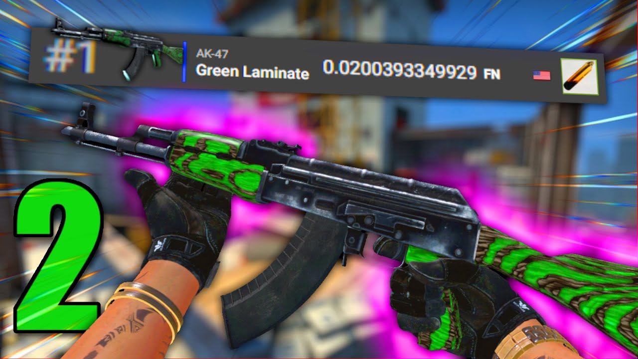 Attempting the #1 AK-47 Green Laminate Again! - YouTube