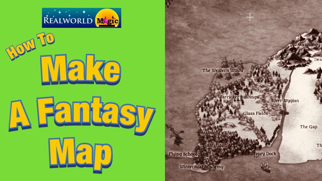 How to make a magical map - YouTube
