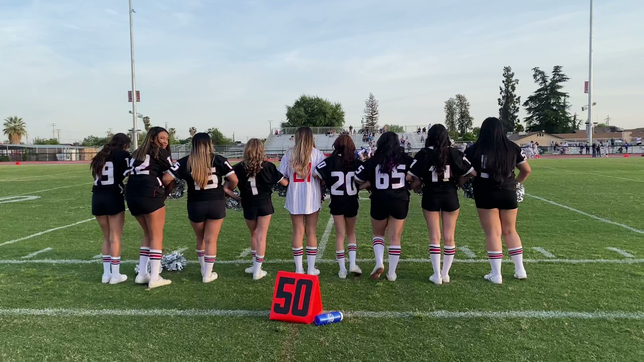 2020 - 21 OHS Cheer Senior Night Halftime Performance - YouTube