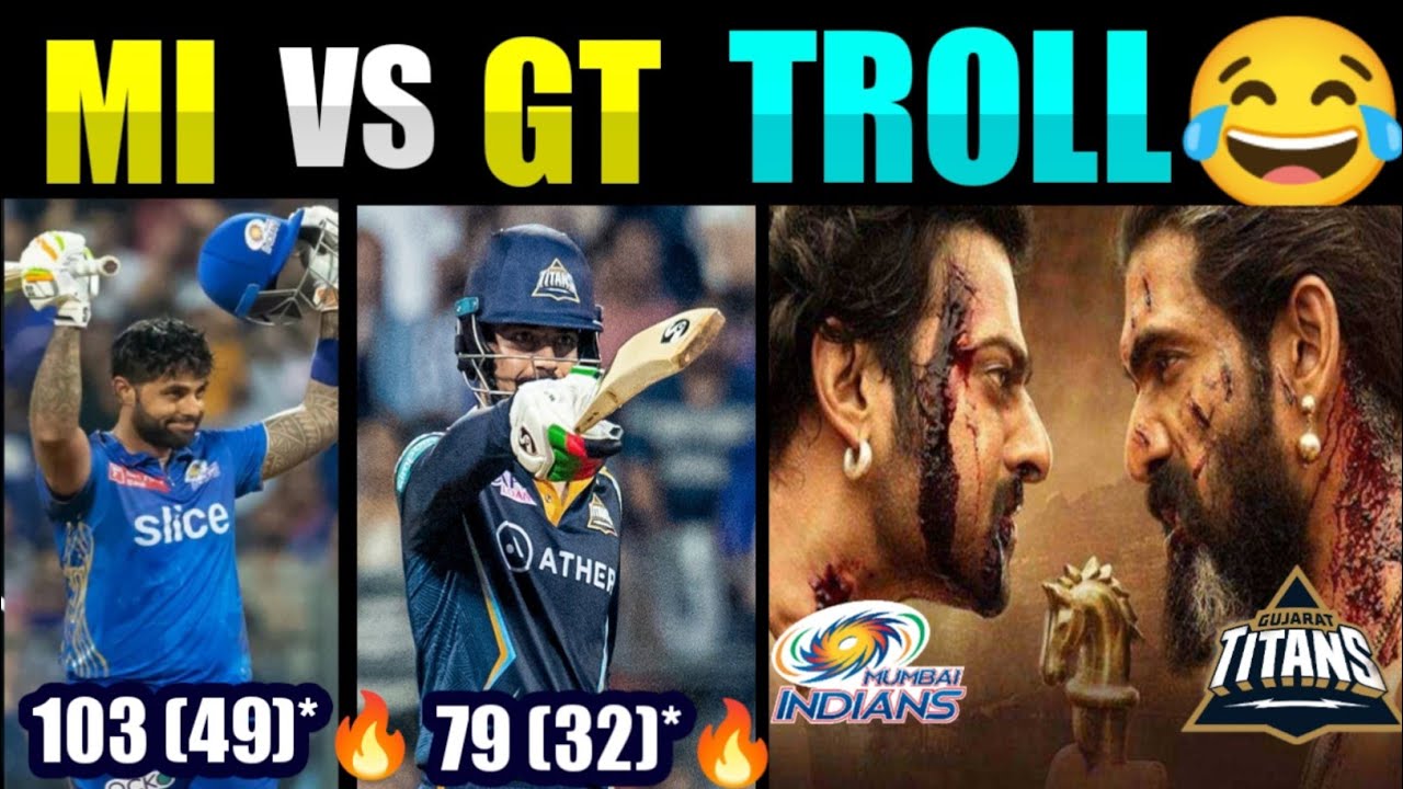 MI vs GT TROLL HIGHLIGHTS IPL 2023 | SURYAKUMAR YADAV 103*🔥 | RASHID ...