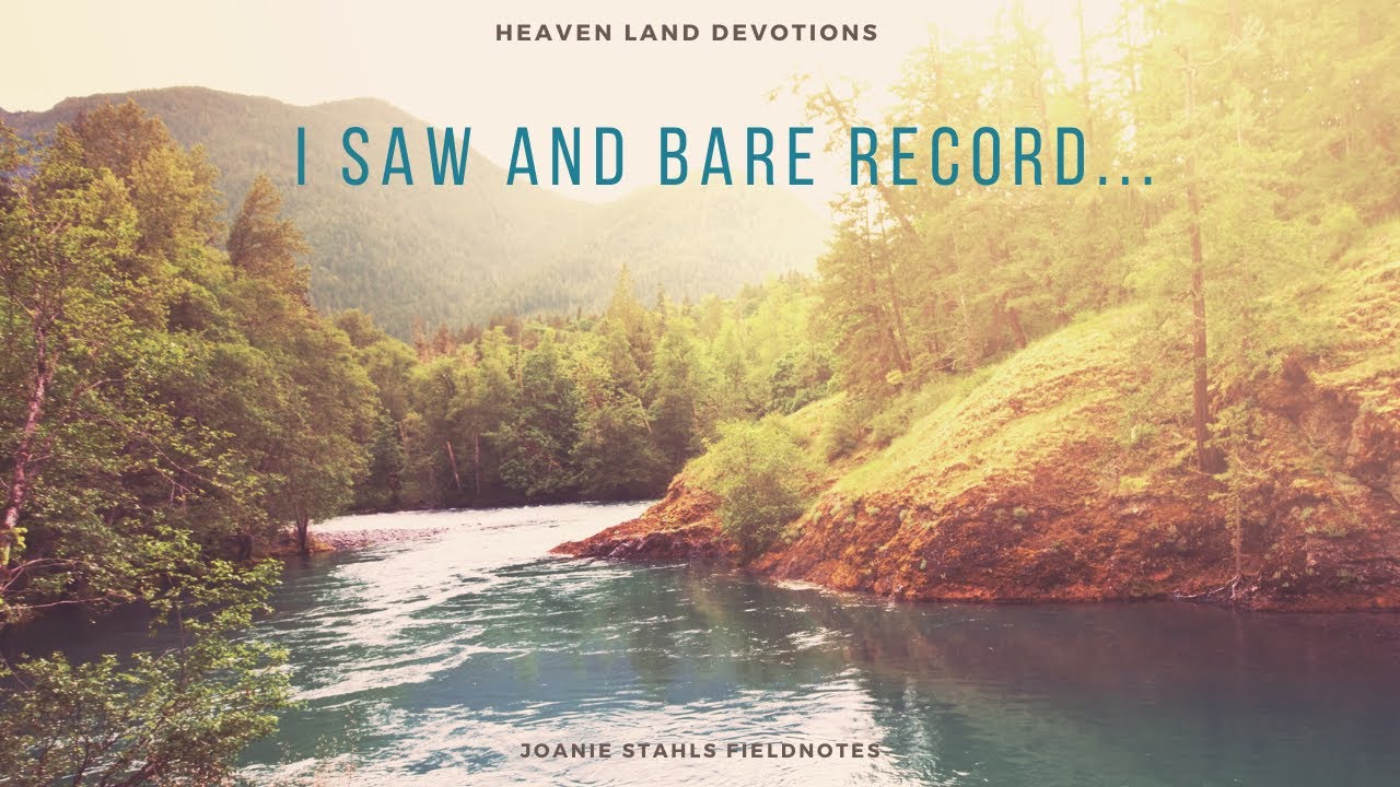 Heaven Land Devotions - I Saw And Bare Record... - YouTube