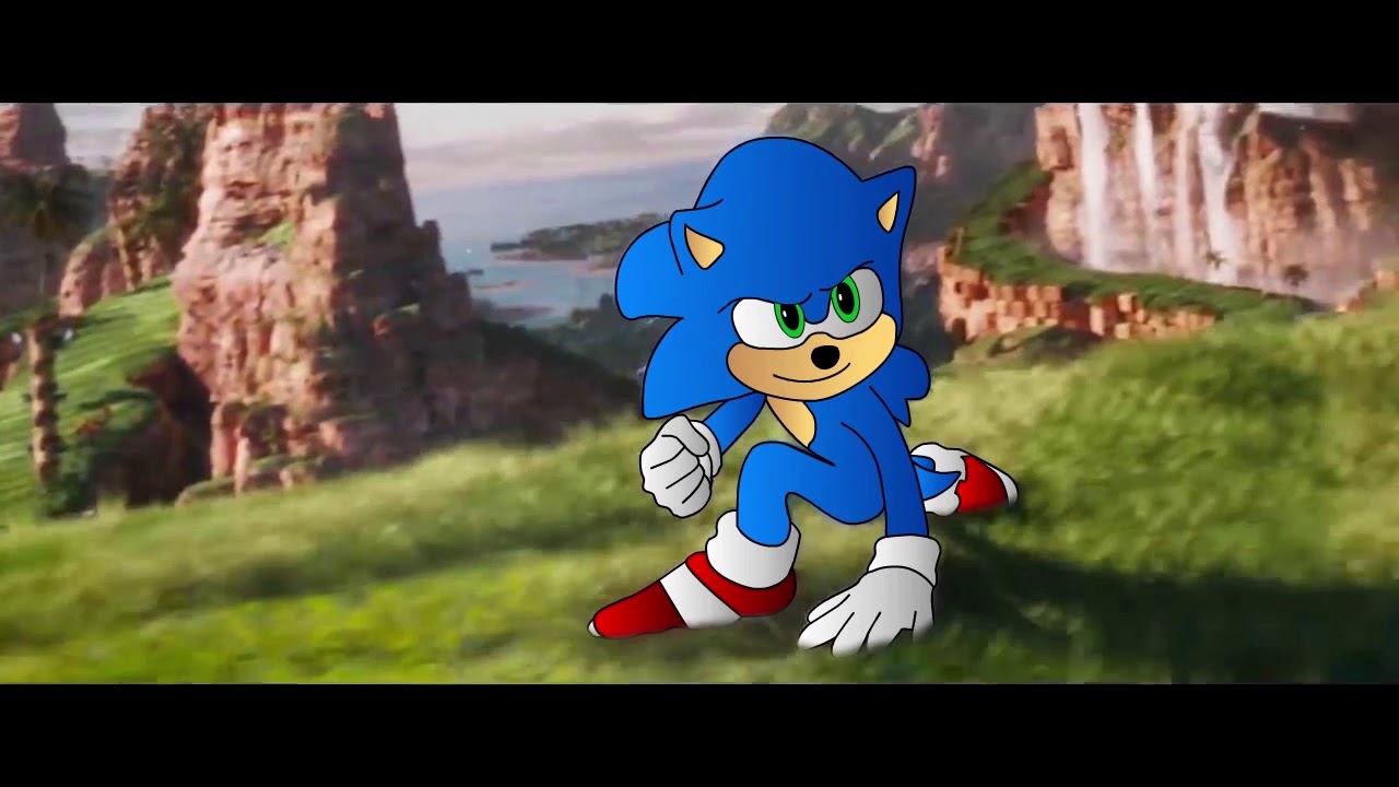 Sonic 16 sec in animate frame to frame - YouTube
