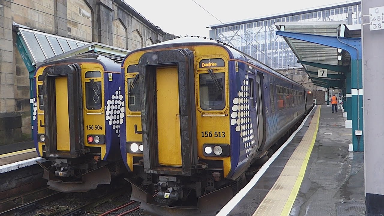 ScotRail Class 156 leaves Carlisle (20/10/22) - YouTube