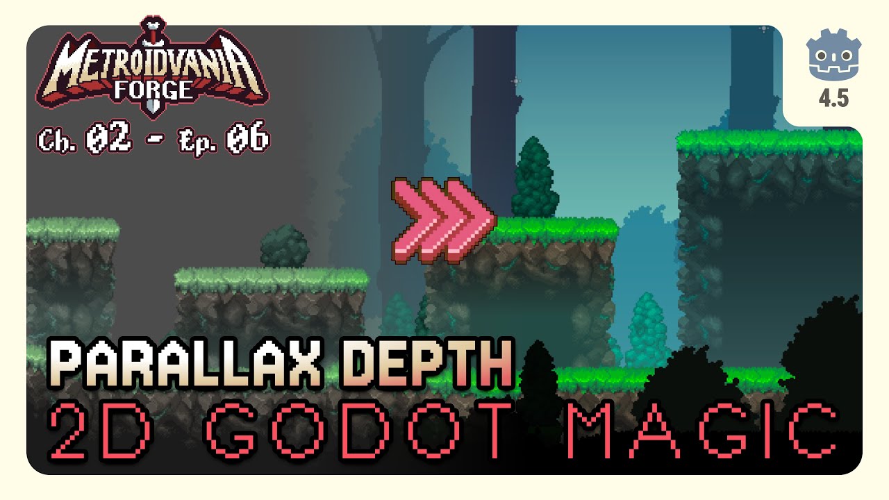 Parallax Layers & Atmospheric Depth in 2D ‣ 📖02 ‣ 📼06 ‣ Metroidvania ...