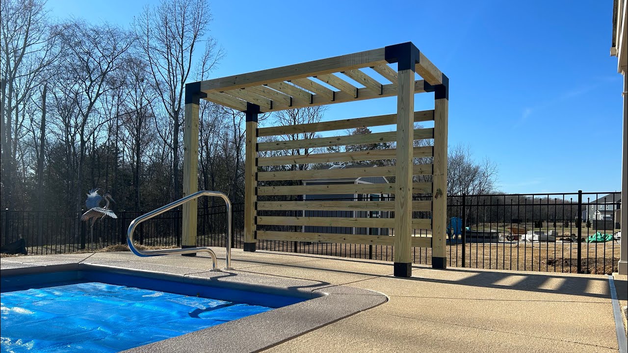 Troja Grid Style Pergola | Willard Construction - YouTube
