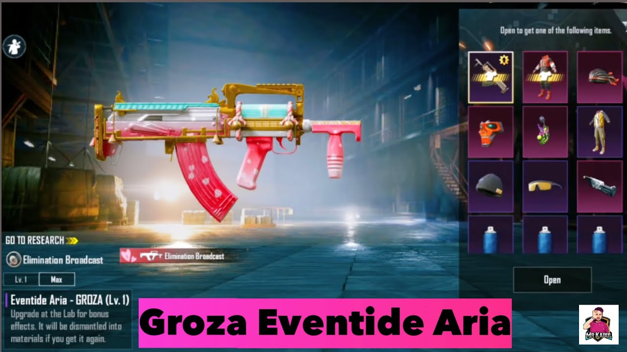 New GROZA SKIN PUBG MOBILE | Next Upgrade SKIN | Groza New Skin Next ...