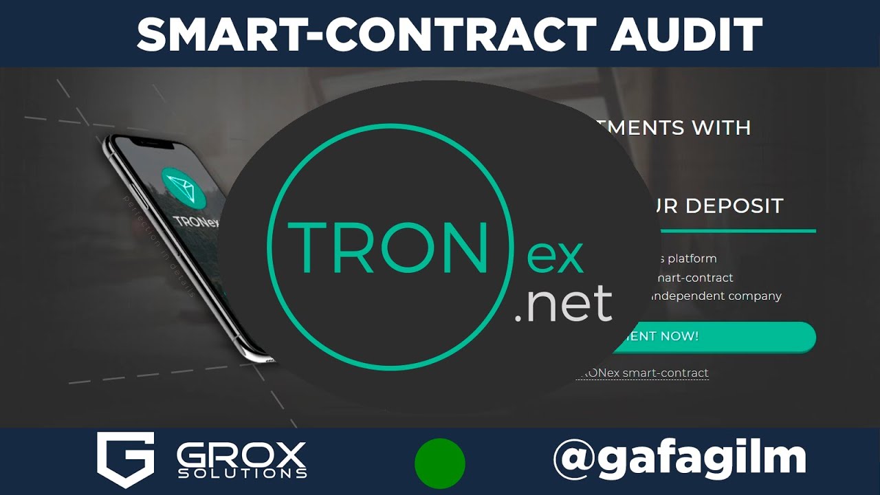 TRONex: AUDIT of SMART-CONTRACT - YouTube