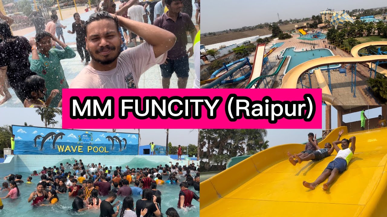 😇MM FUN CITY Raipur || Water Park Chhattisgarh || 2024 #yasharyavlogs # ...