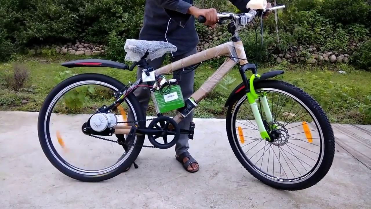 "Build a powerful Electric Bicycle or cycle at home(PMDC 250W GEARED ...