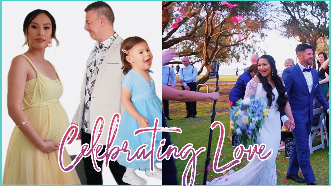 OUR FRIENDS CHRIS & RUBY'S WEDDING || FIRST TIME NI HARLEY AS A FLOWER ...