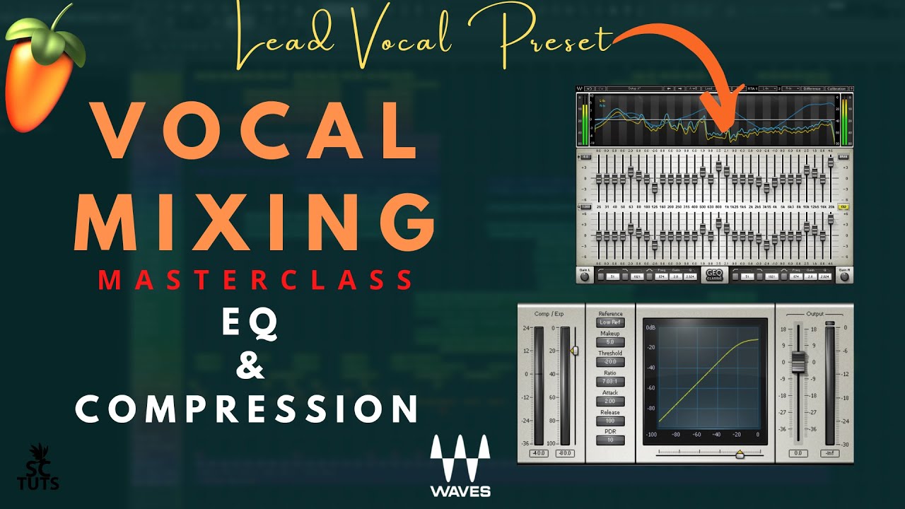 Vocal Mixing tutorial | Compression and Eq Masterclass with Waves ...