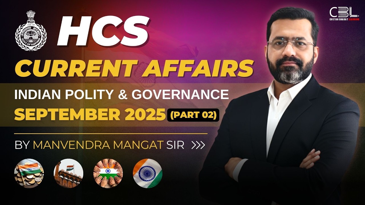 Indian Polity & Governance Current Affair September 2025 ( Part 02 ...