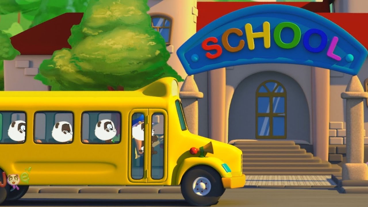 The Bus Trip Song | Panda Bo Finger Family & Nursery Rhymes - YouTube