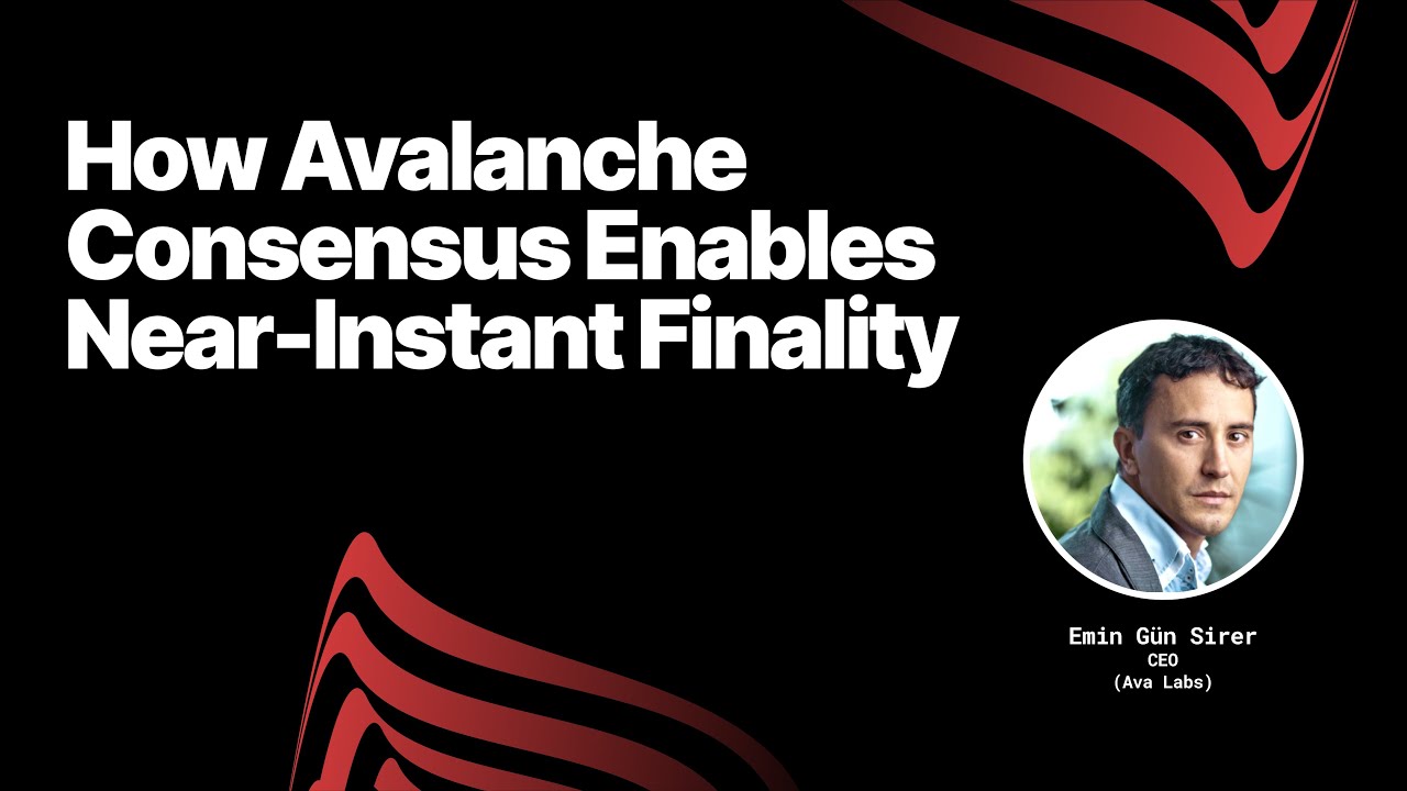 How Avalanche Consensus Enables Near-Instant Finality - YouTube