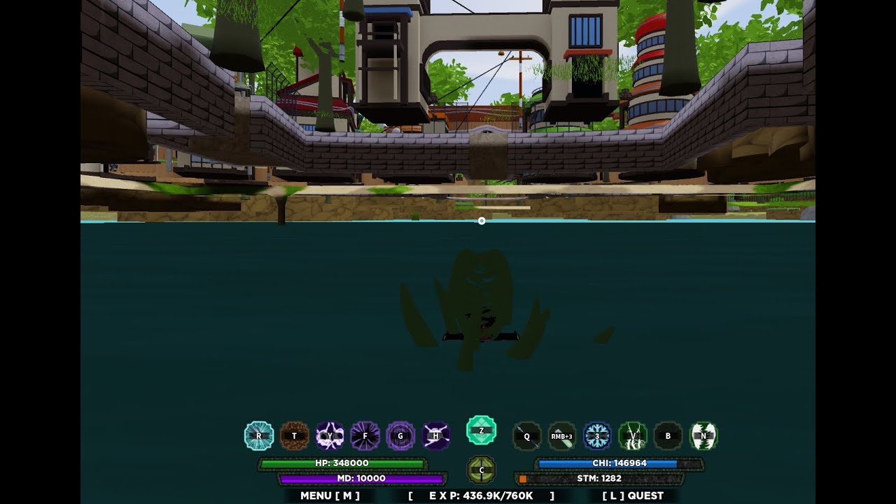 OP Vine Glitch! Trap Enemies Under The New Ember Map! Roblox Shindo ...