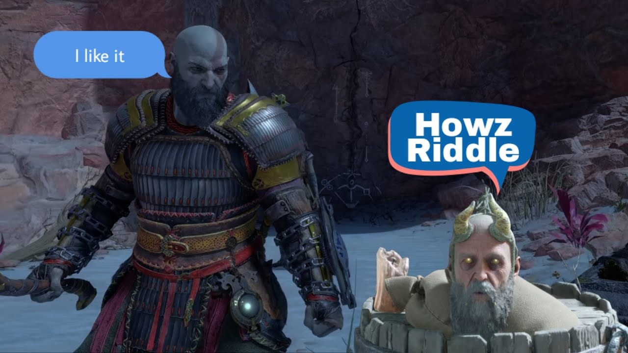 Kratos Appreciated Mimir's this Riddle - God of war Ragnarok (PS5 GAMES ...