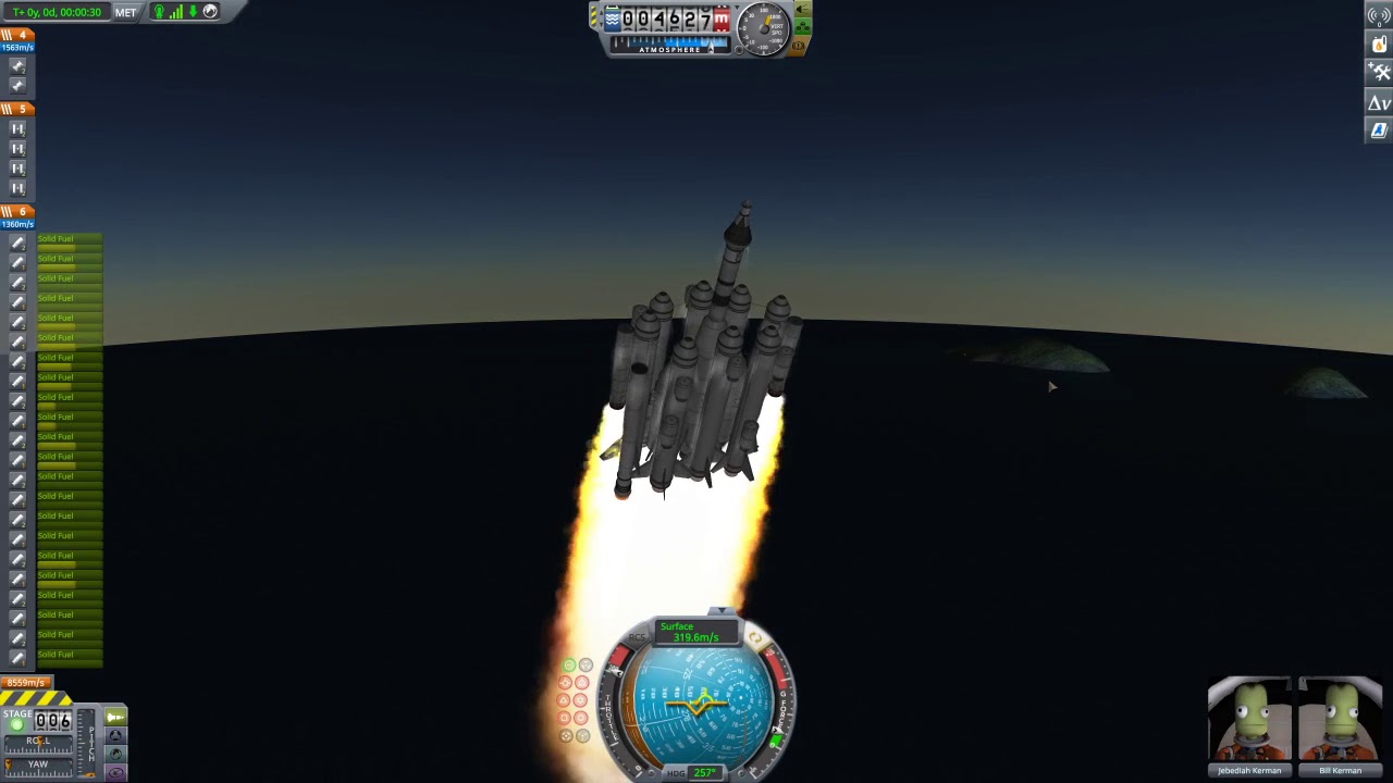 Crazy KSP Launch platform - YouTube