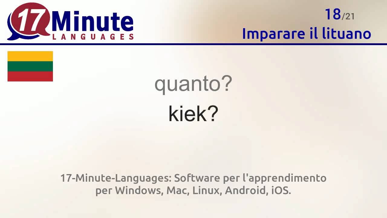 Imparare il lituano (videocorsi di lingua gratuiti) - YouTube