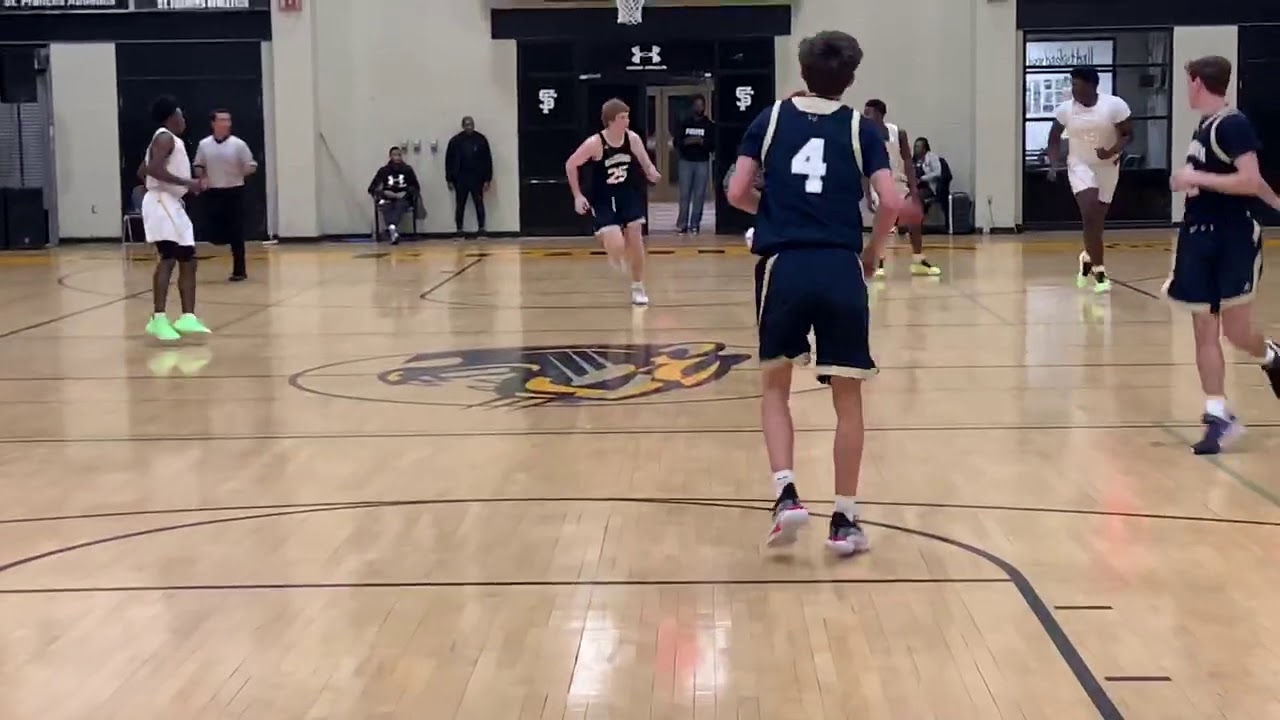 Curtis 3-pointer Salesianum/St. Frances basketball St. Frances Holiday ...