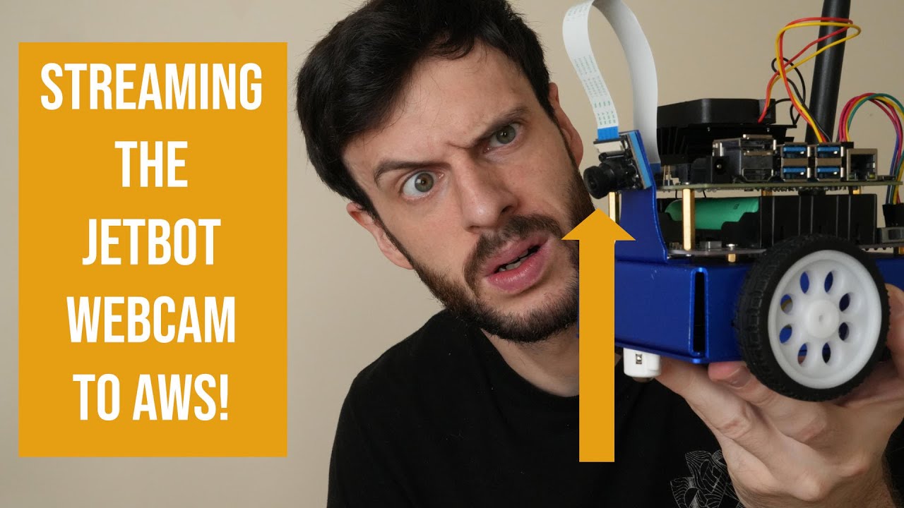 Streaming JetBot Webcam data to Amazon KVS! - YouTube