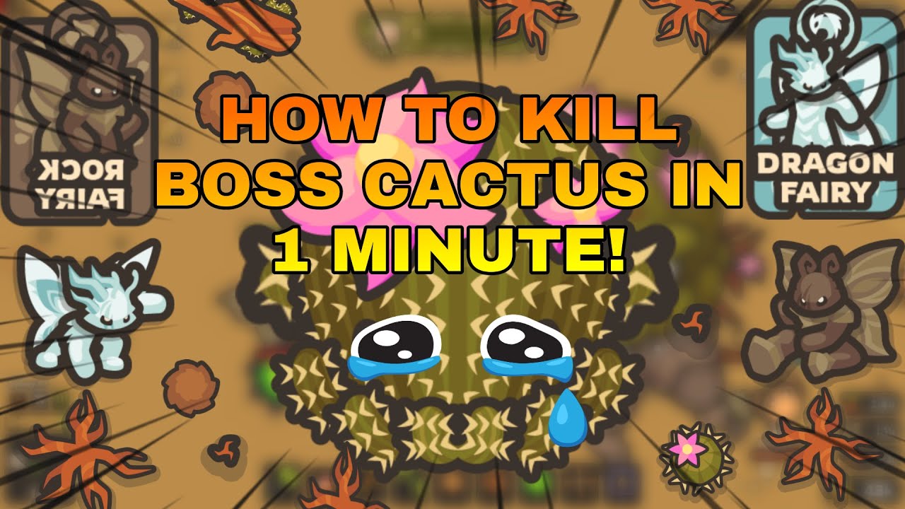 TAMING.IO KILLING NEW CACTUS BOSS IN 1 MINUTE!!! NEW FAIRY PETS ADDED ...
