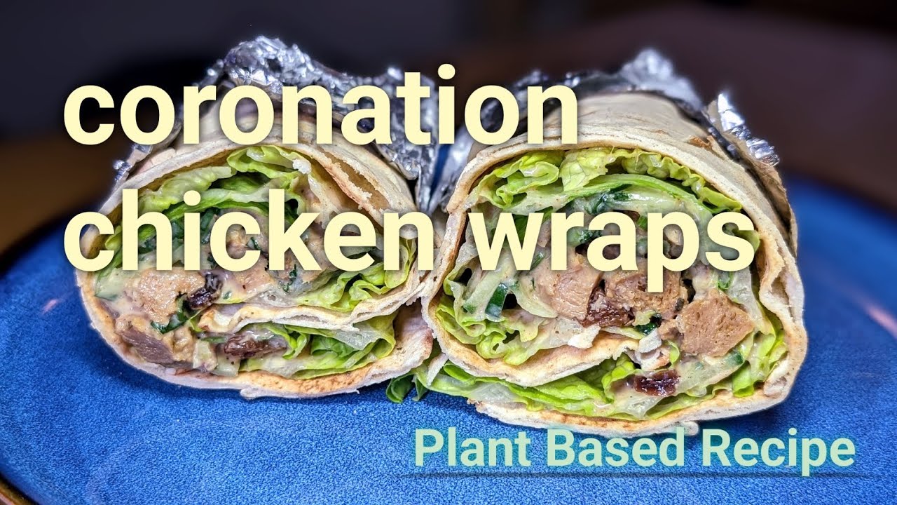 coronation chicken wraps - YouTube