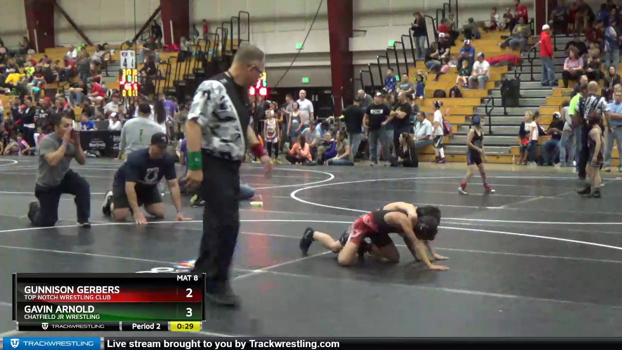 Bantam 70 Gavin Arnold Chatfield Jr Wrestling Vs Gunnison Gerbers Top ...