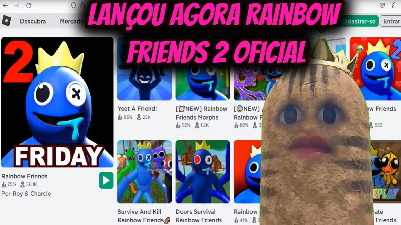 LANÇOU AGORA RAINBOW FRIENDS 2 OFICIAL - YouTube