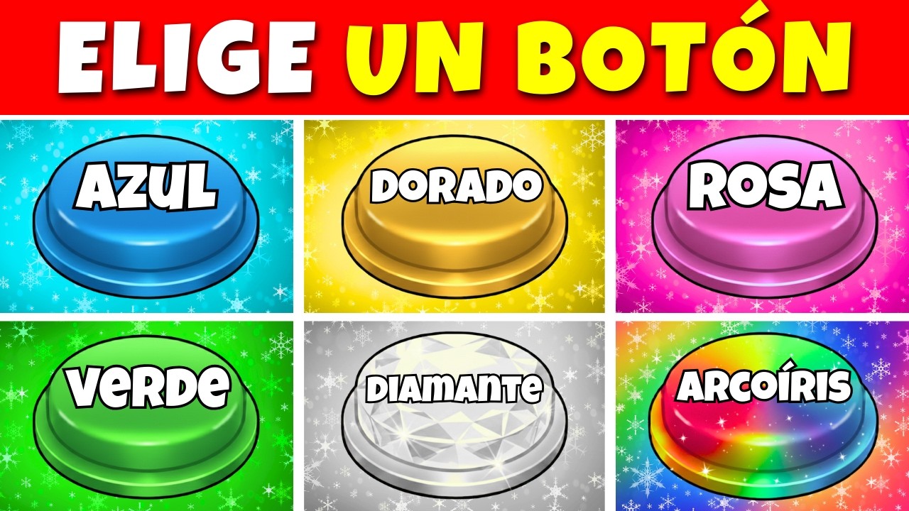 Elige un Botón 🛎️🌈👑💎|| Adivinanzas de Botones || Quiz Divertido - YouTube