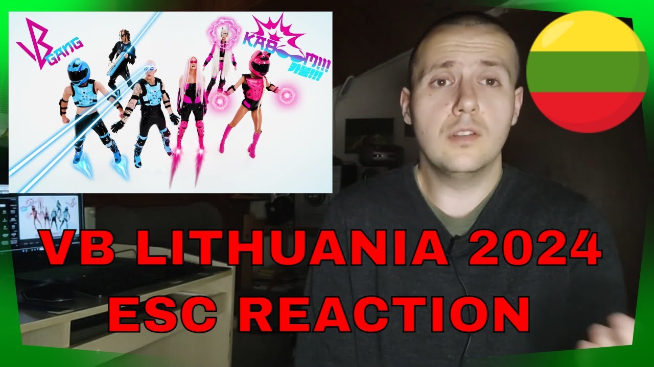 VB gang - KABOOM!!! | Lithuania Eurovision 2024 reaction - YouTube