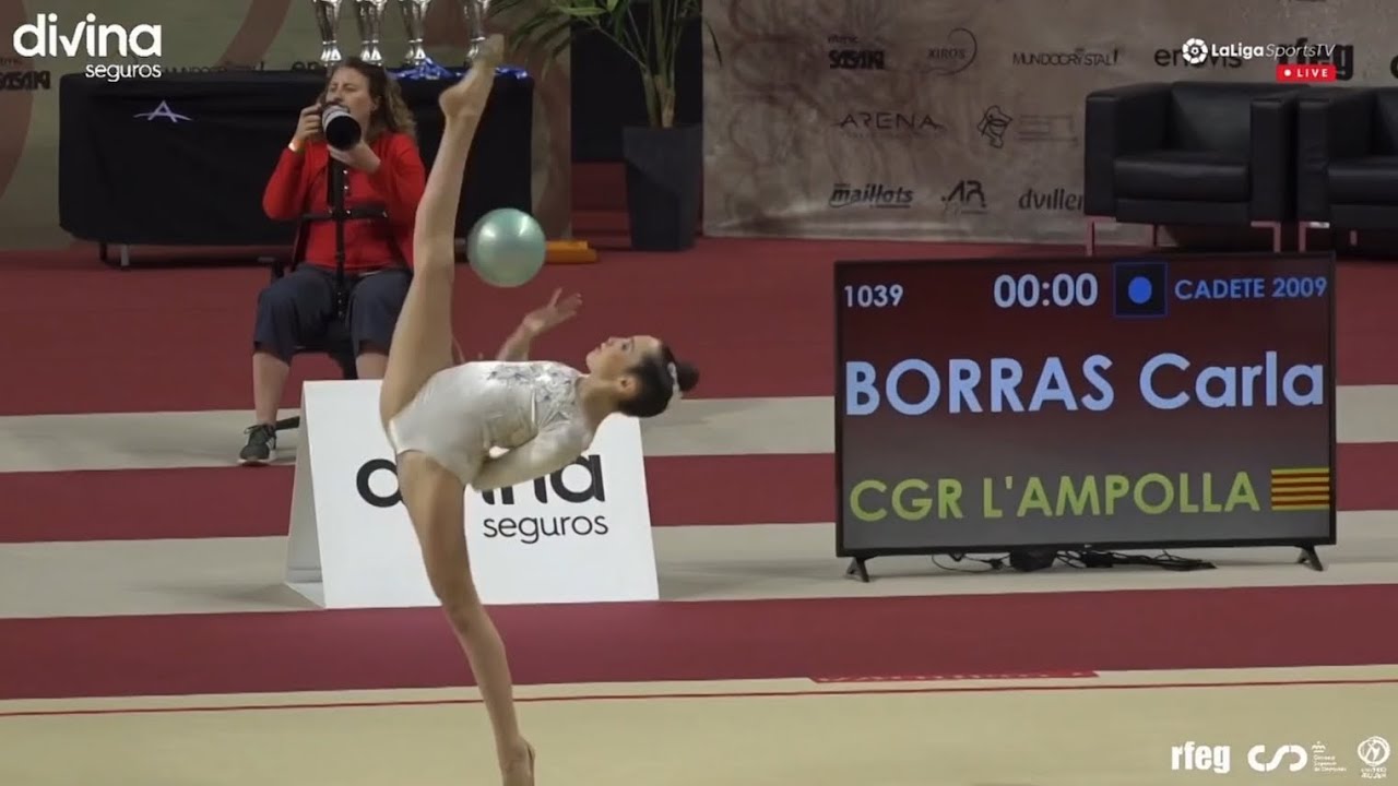 Carla Borras (CGR L’ Ampolla, CAT) CADETE 2009 PELOTA🥈Nacional Base ...