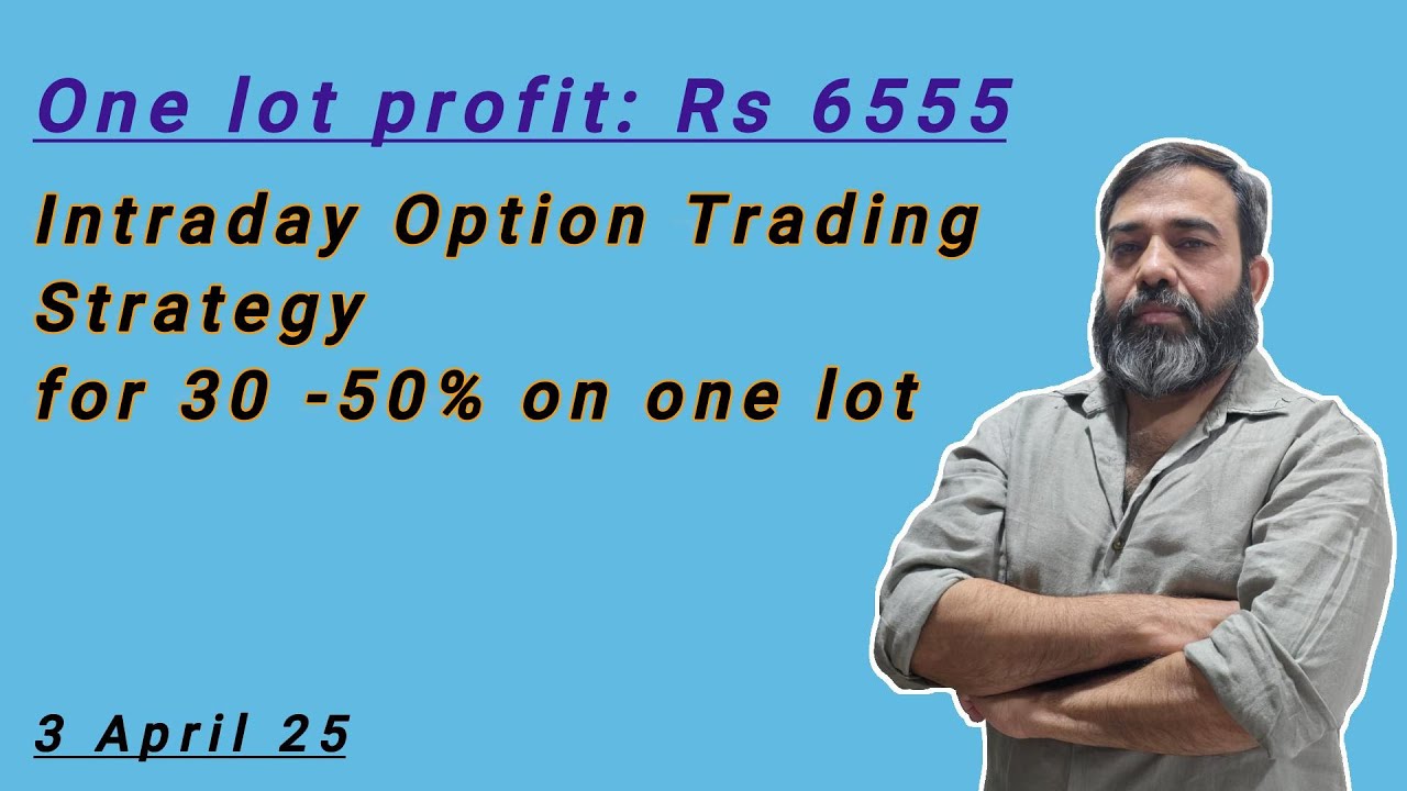 High profit for One Lot : Intraday Nifty 50 : Option Strategy : April ...