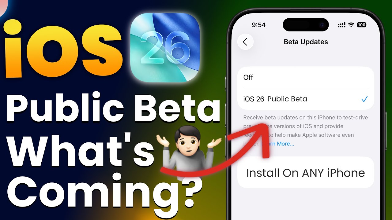 iOS 26 Public Beta Coming Soon! What to Expect in This? New Features ...