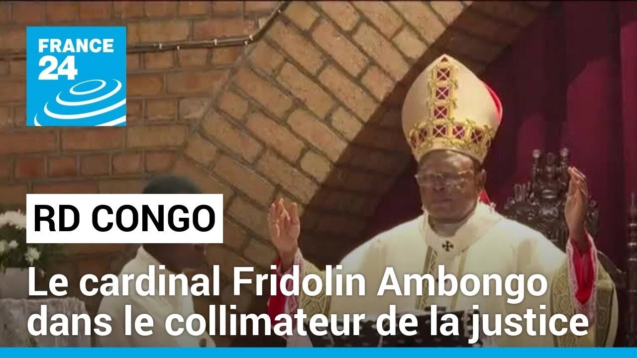 RD Congo : le cardinal Fridolin Ambongo, archevêque de Kinshasa, dans ...