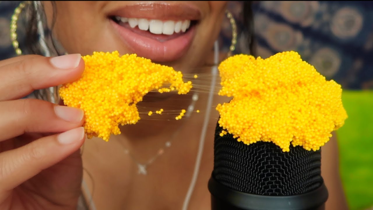 ASMR | Putting STUFF on my Mic 🎙 💛 - YouTube