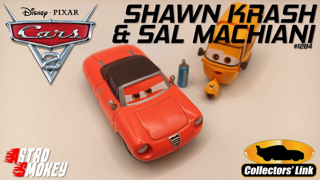 Mattel Disney/Pixar Cars 2 Shawn Krash & Sal Machiani (World Grand Prix ...