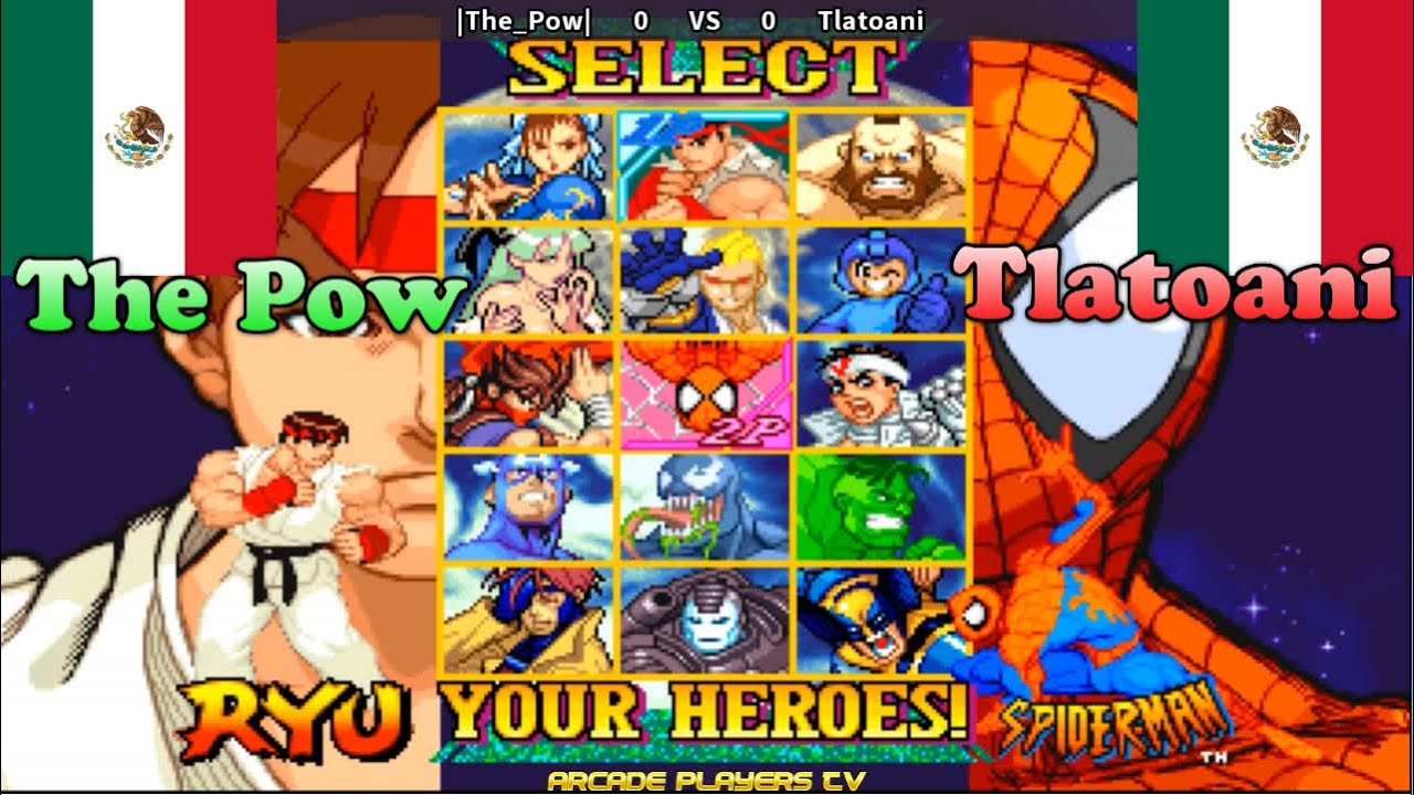 Marvel vs. Capcom The Pow (Mexico) vs Tlatoani (Mexico) - YouTube