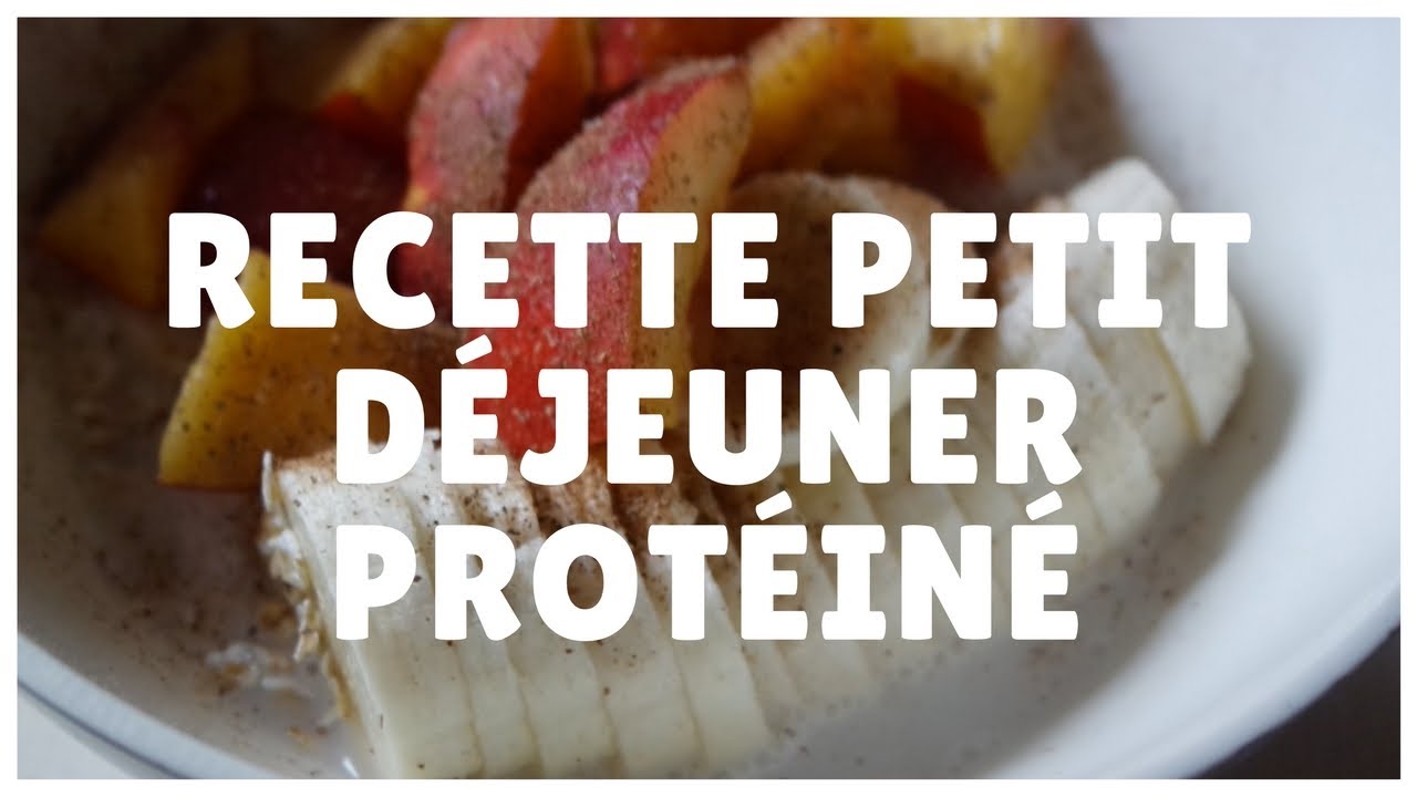 Recette Musculation : Mon Petit Dejeuner - YouTube