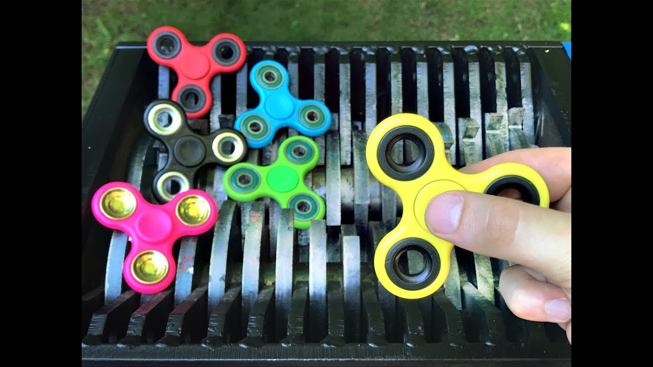 FIDGET SPINNER SHREDDING! MUST WATCH! - YouTube