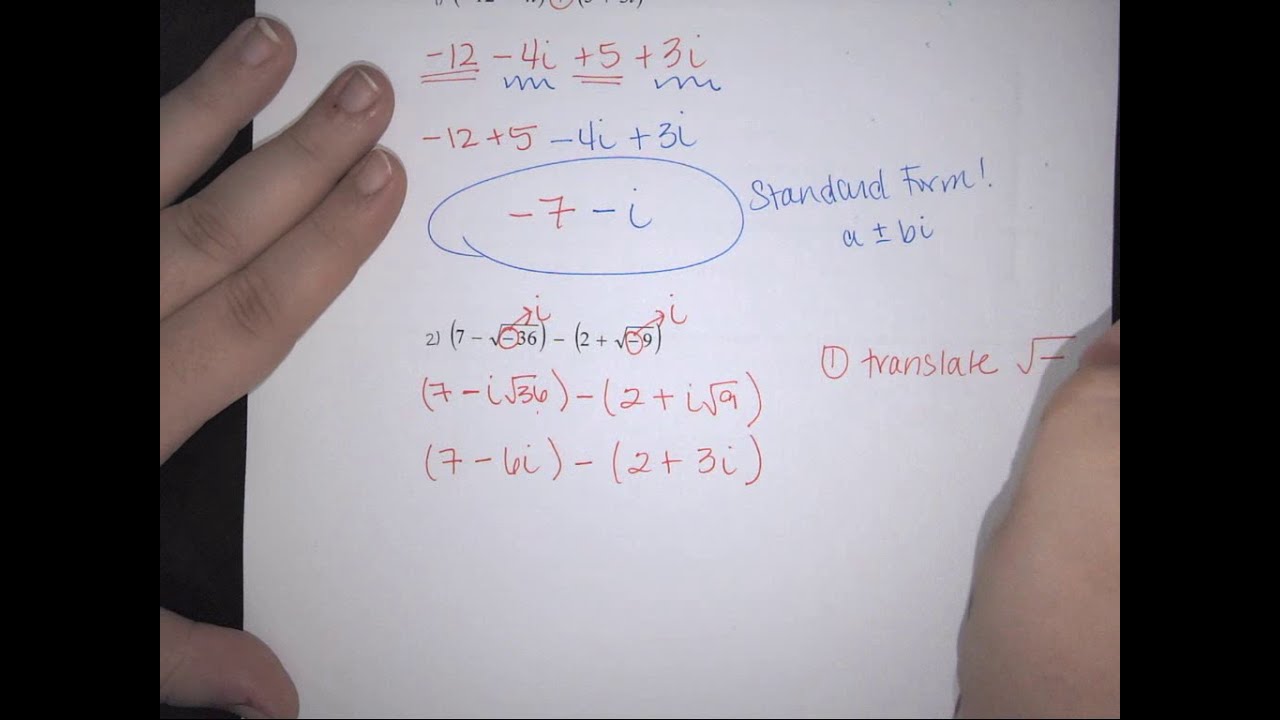 Complex Number System - College Algebra - YouTube