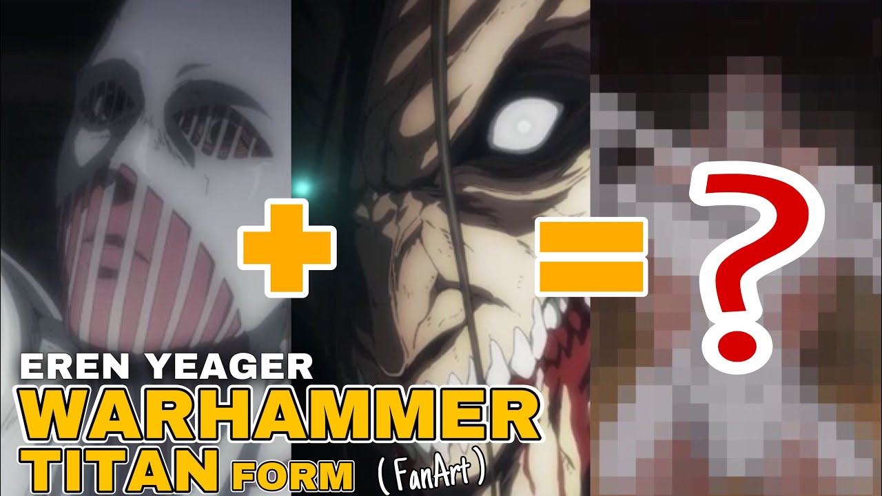 Drawing Eren Yeager in Warhammer titan form | Fan art speed paint - YouTube