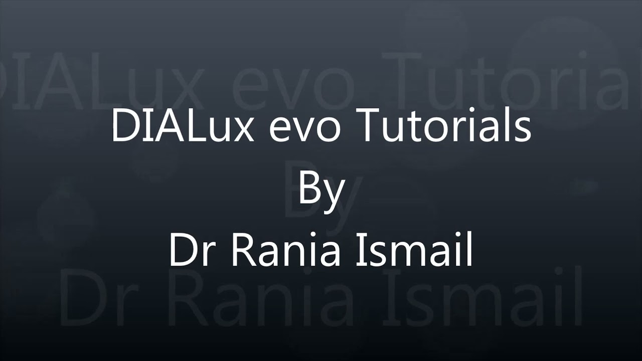DIALux evo Tutorials 8 Lighting Design Documentation and reports - YouTube