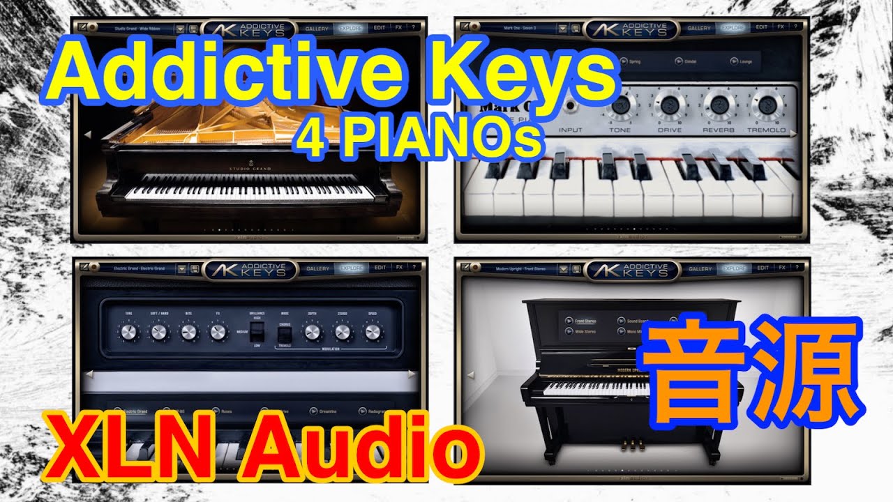 【Preview】Addictive Keys (2) 音源紹介 XLN Audio - YouTube