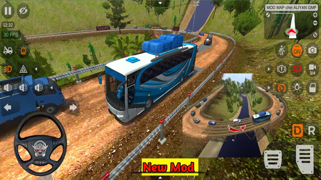New Map Mod Bus Driver || Bus Simulator Indonesia - YouTube