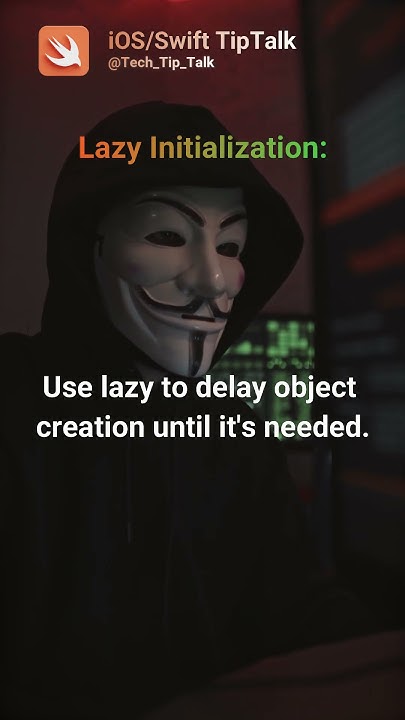iOS/Swift TipTalk | Tip 21 | Lazy Initialization - YouTube